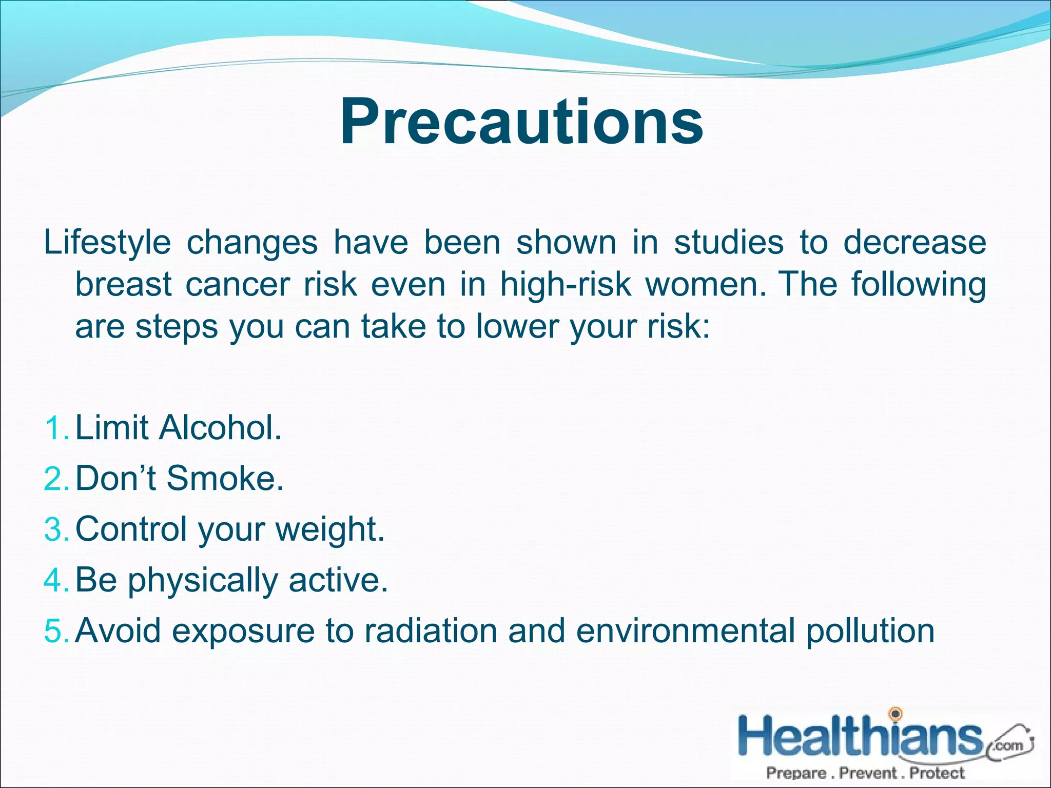 Breast Cancer Checkup by Healthians | PPT