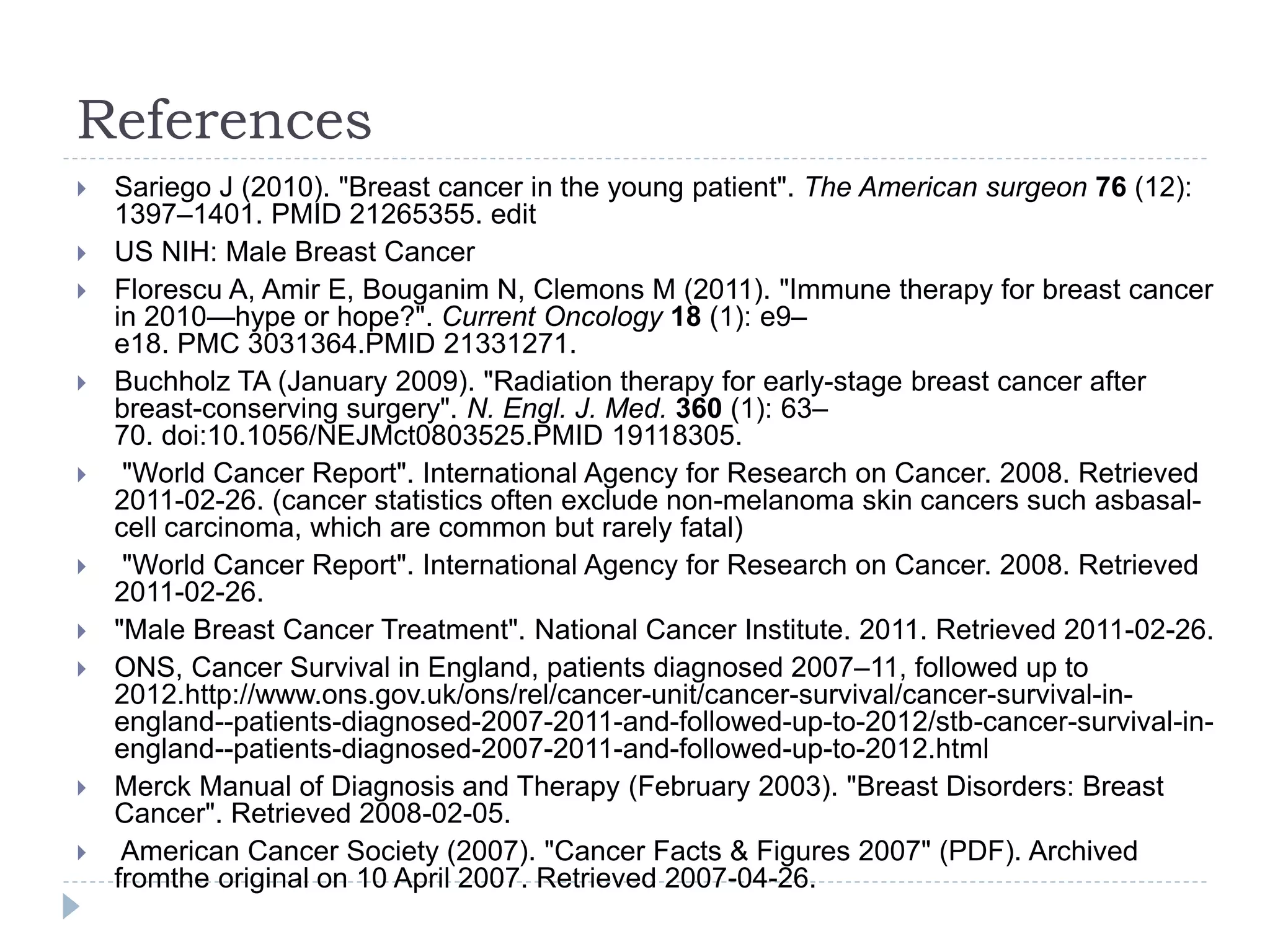 Breast Cancer Management & Surgical Considerations | PPTX