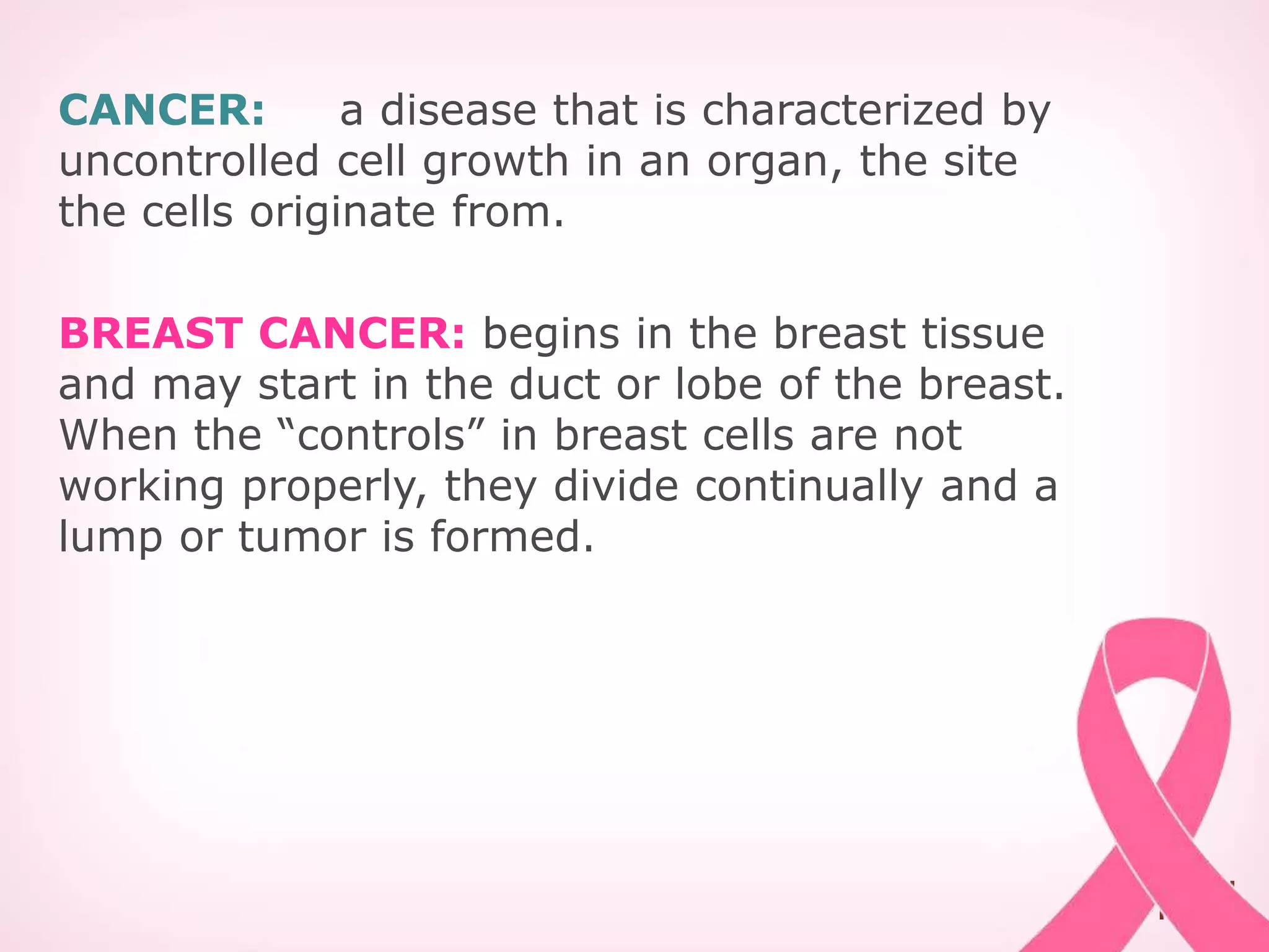 Breast cancer | PPTX