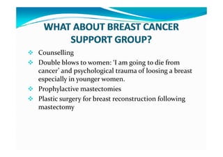 Breast Cancer Treatment in Kuching, Sarawak, Malaysia | PPT