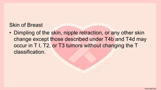 Breast cancer- Current Concepts in Staging and Management | PPTX
