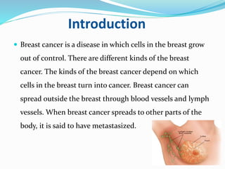 Breast cancer | PPTX