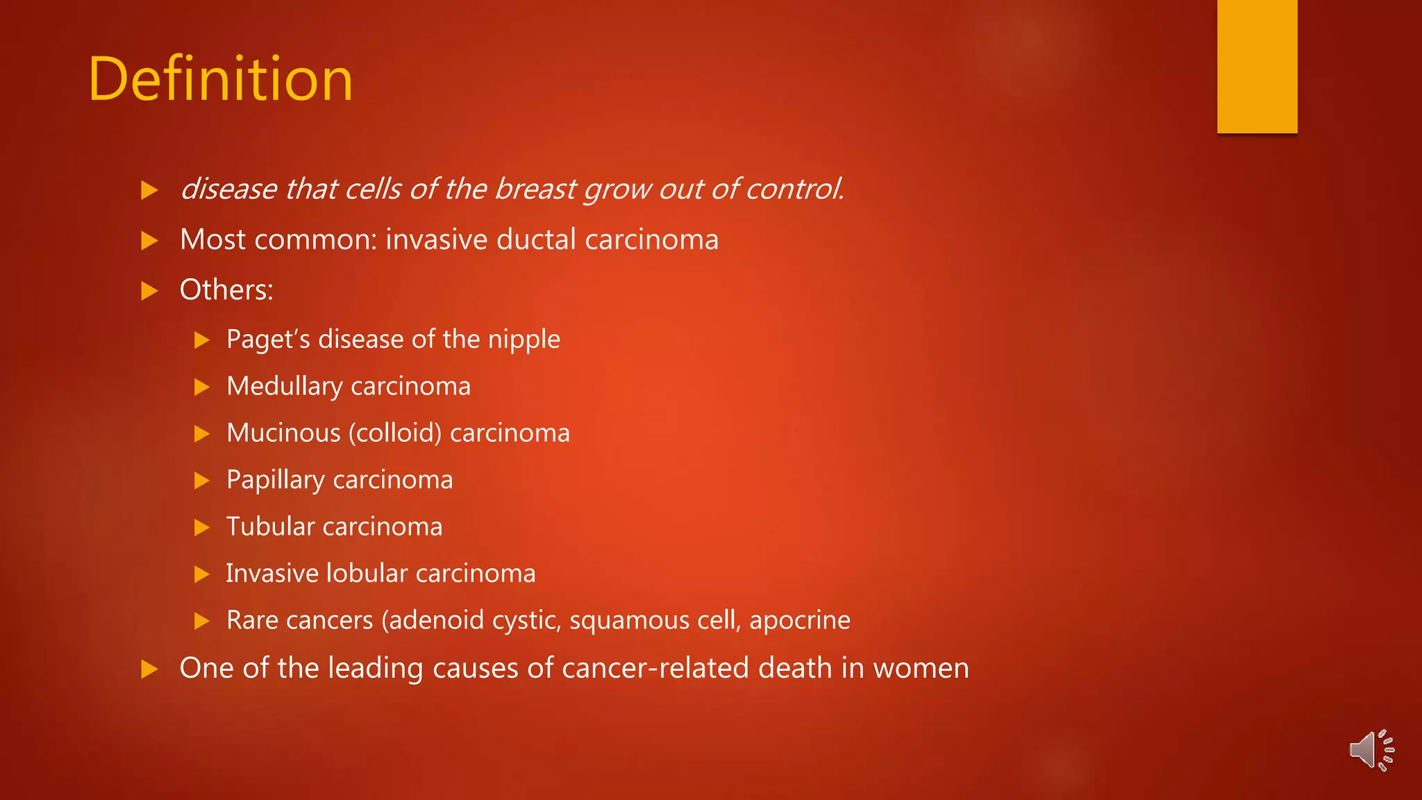 Breast Cancer Overview | PPTX