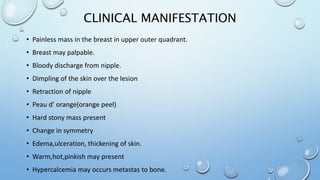 Breast cancer -ONCO IN MEDICAL AND SURGICAL NURSING.pptx