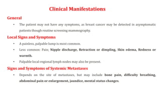 Clinical Pharmacology of Breast Cancer Evaluation | PPTX