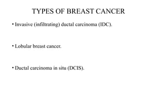 BREAST CANCER (Anatomy, pathology, risk factors and prevention. | PPTX