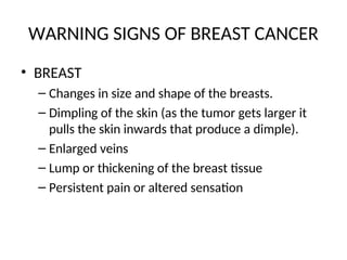 Nursing Management of client with Breast cancer | PPT
