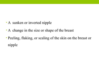 breast cancer definition,cause signs and symptoms,mgt | PPTX