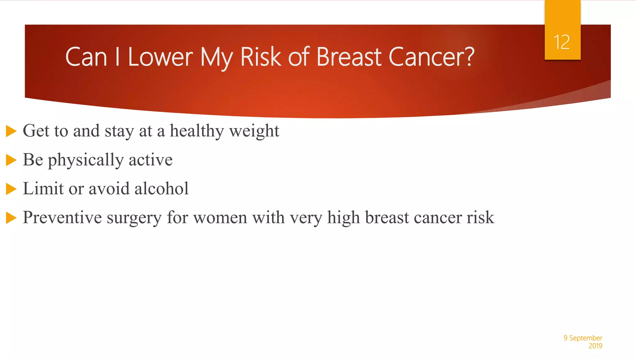 Breast cancer an overview | PPTX
