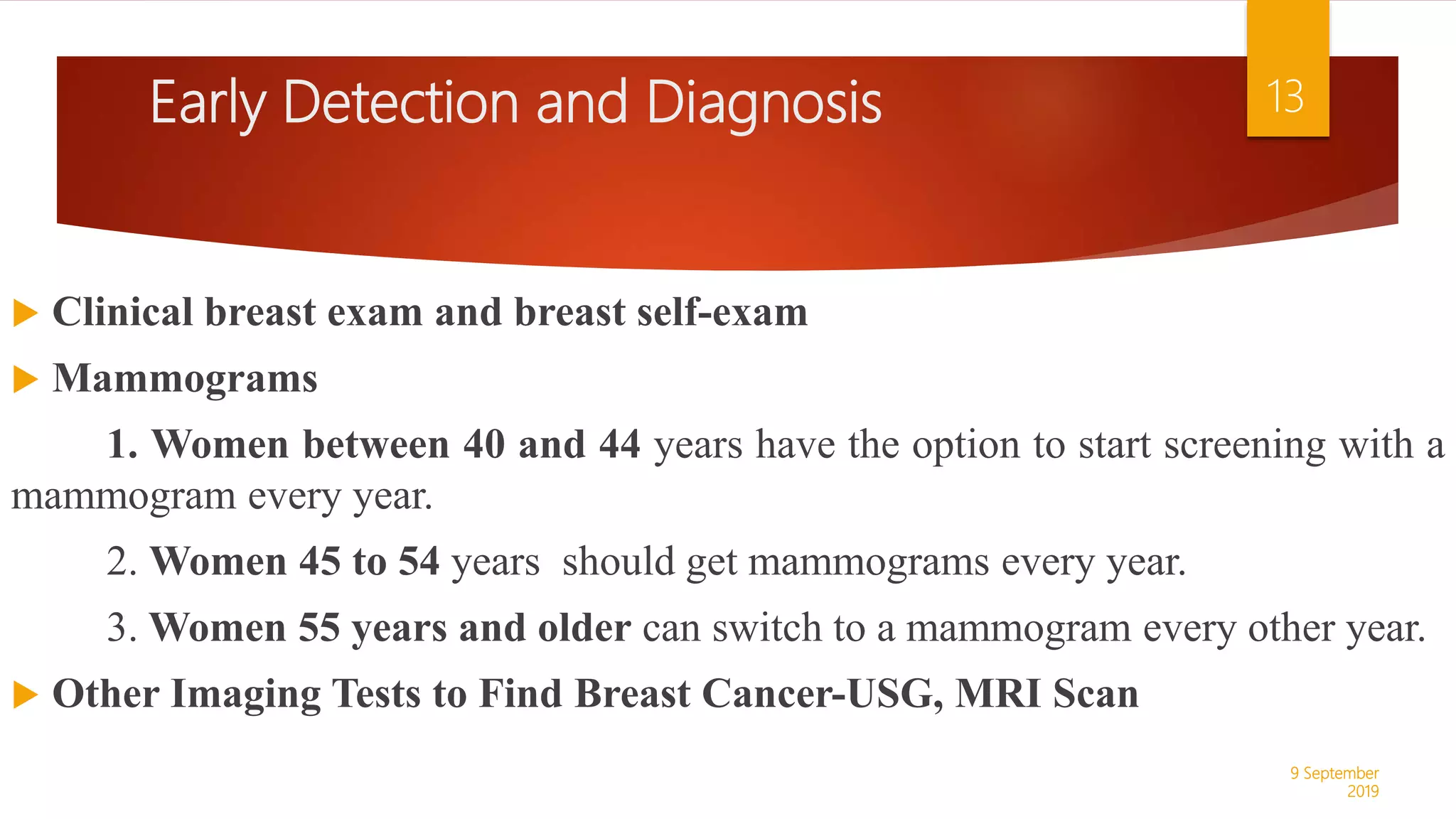 Breast cancer an overview | PPTX