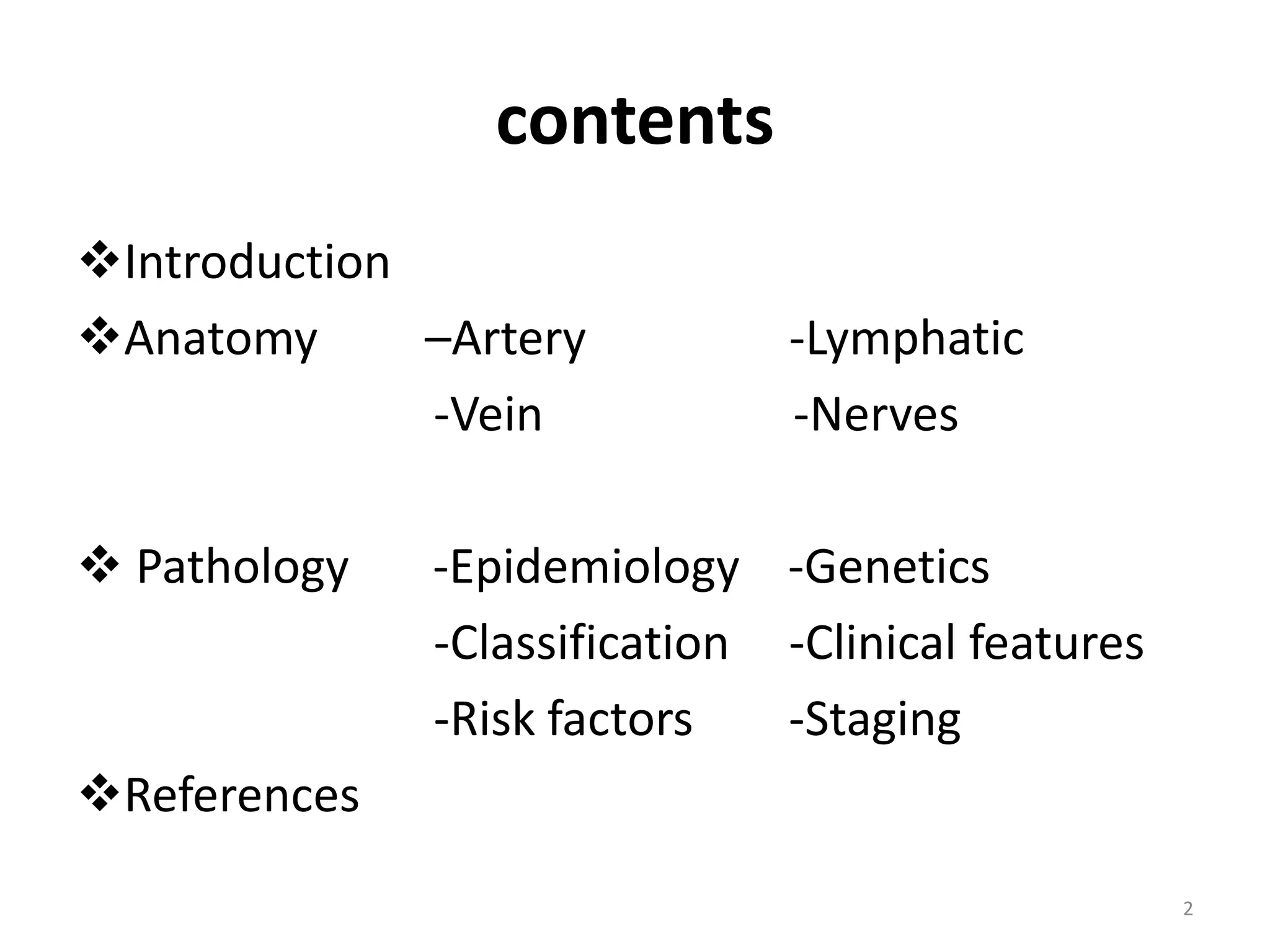 Breast cancer anatomy and pathology | PPTX