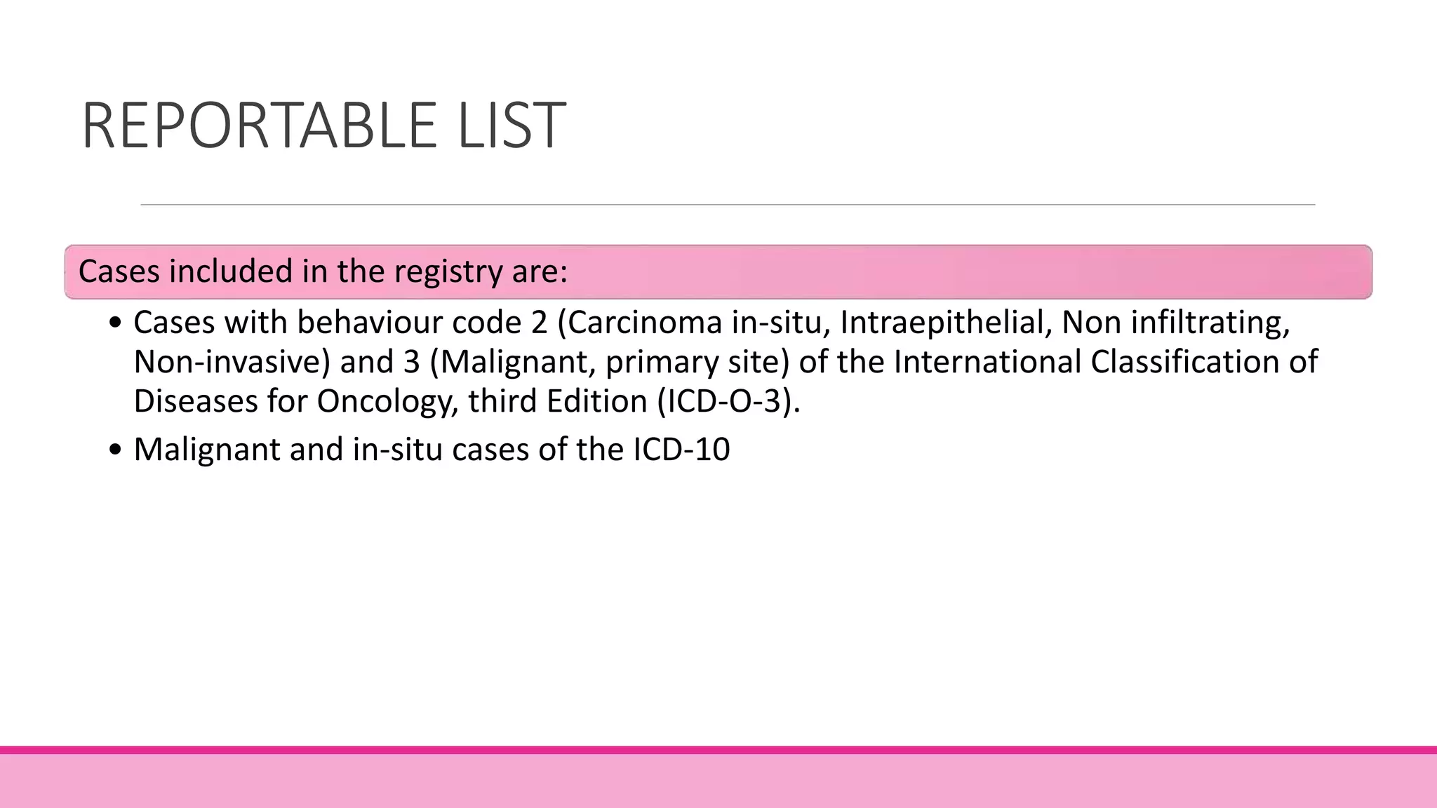 National Cancer Registry 2014-2018 - UAE | PPTX