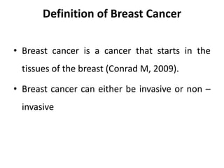 BREAST CANCER NOTES FOR NURSES AT DIPLOMA | PDF