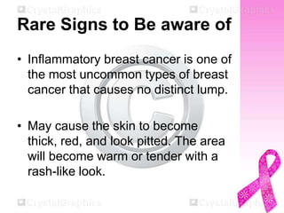 Breast cancer awareness | PPTX