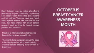 Breast cancer awareness session | PPTX