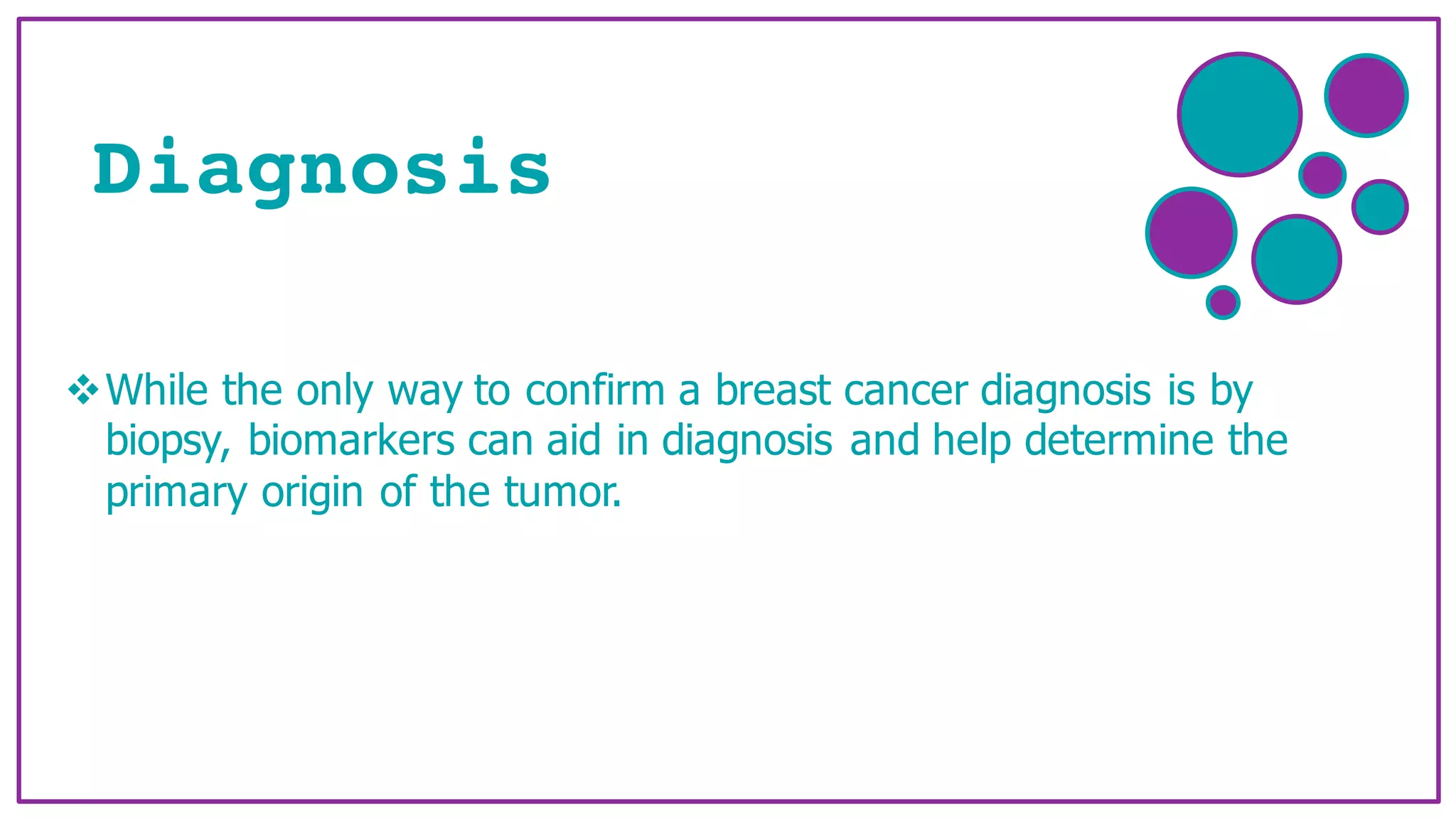 Breast Cancer Biomarkers | PDF