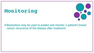 Breast cancer biomarkers tag | PPT