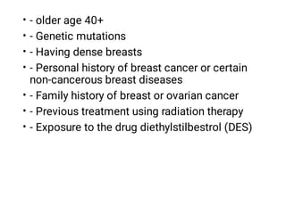 Breast Cancer by D. Isaac | PPT