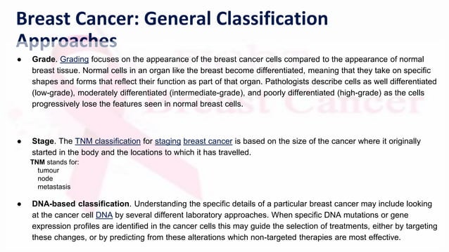 Breast cancer classification | PPTX
