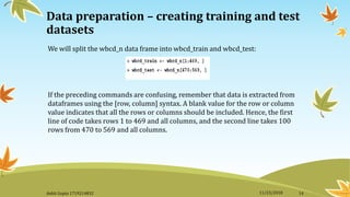Breast cancer diagnosis machine learning ppt | PPTX