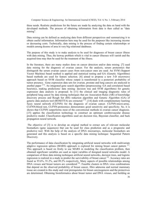 Breast cancer diagnosis via data mining performance analysis of seven different algorithms | PDF