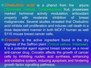 Breast Cancer Drug Discovery From Ethnomedicinal Plants | PPT