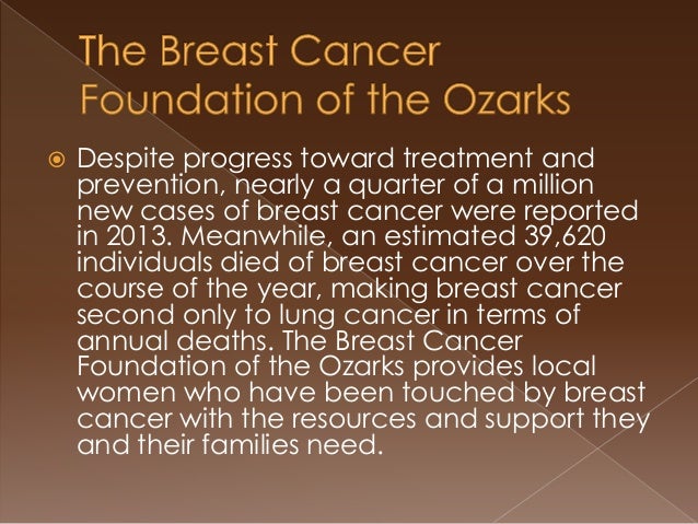 Breast Cancer Foundation Of The Ozarks Fundraising Events