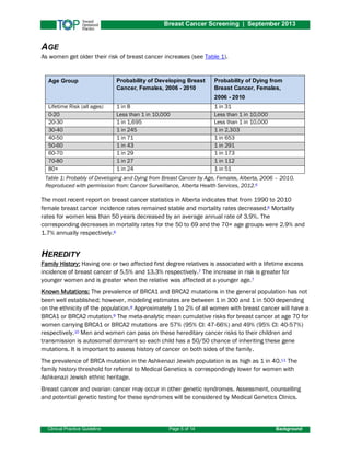 Breast cancer guideline (mamografía) | PDF | Cancer | Diseases and ...