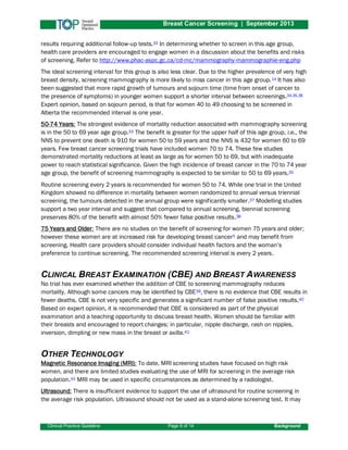 Breast cancer guideline (mamografía) | PDF | Cancer | Diseases and ...