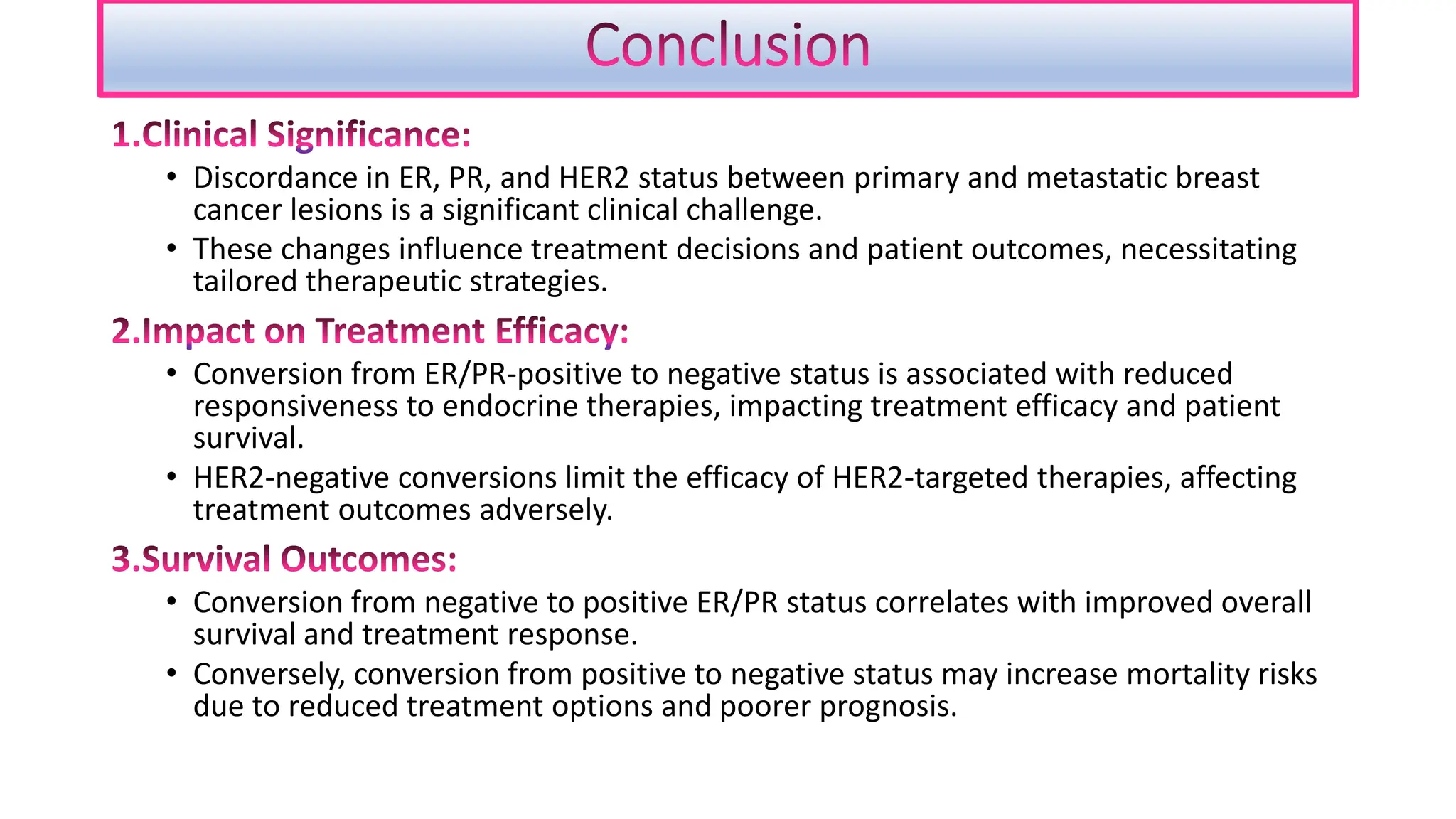Breast cancer :Receptor (ER/PR/HER2 NEU) Discordance.pptx