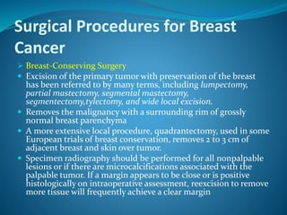 Breast cancer managment | PPTX