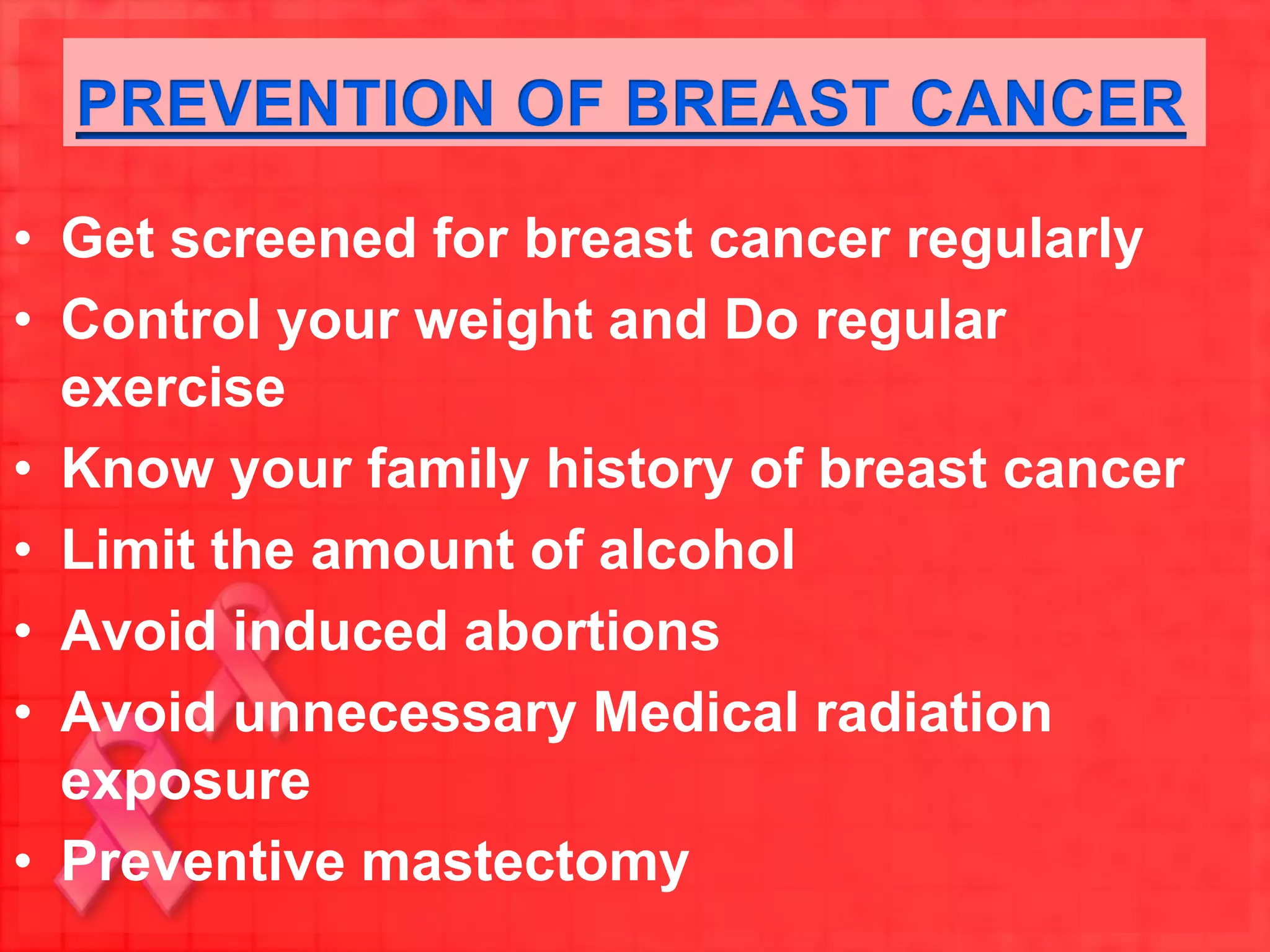 Breast cancer ppt | PPTX