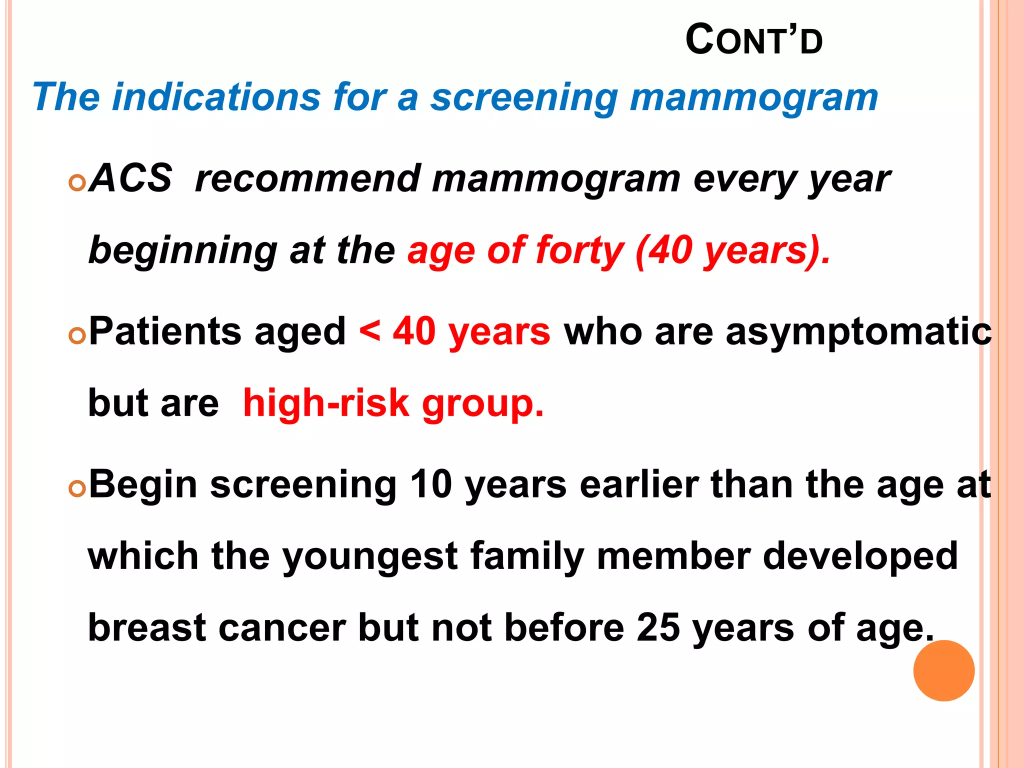 Breast cancer ppt | PPTX