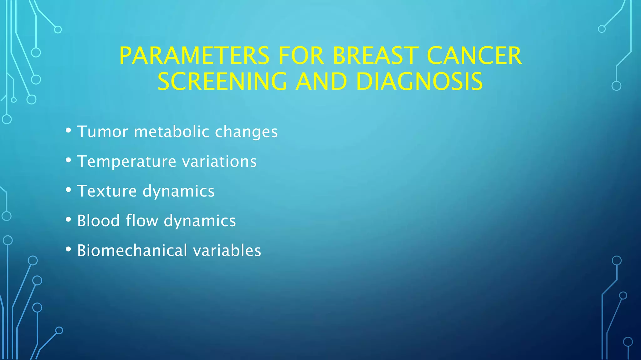 Overview of breast cancer screening and diagnosis | PPTX