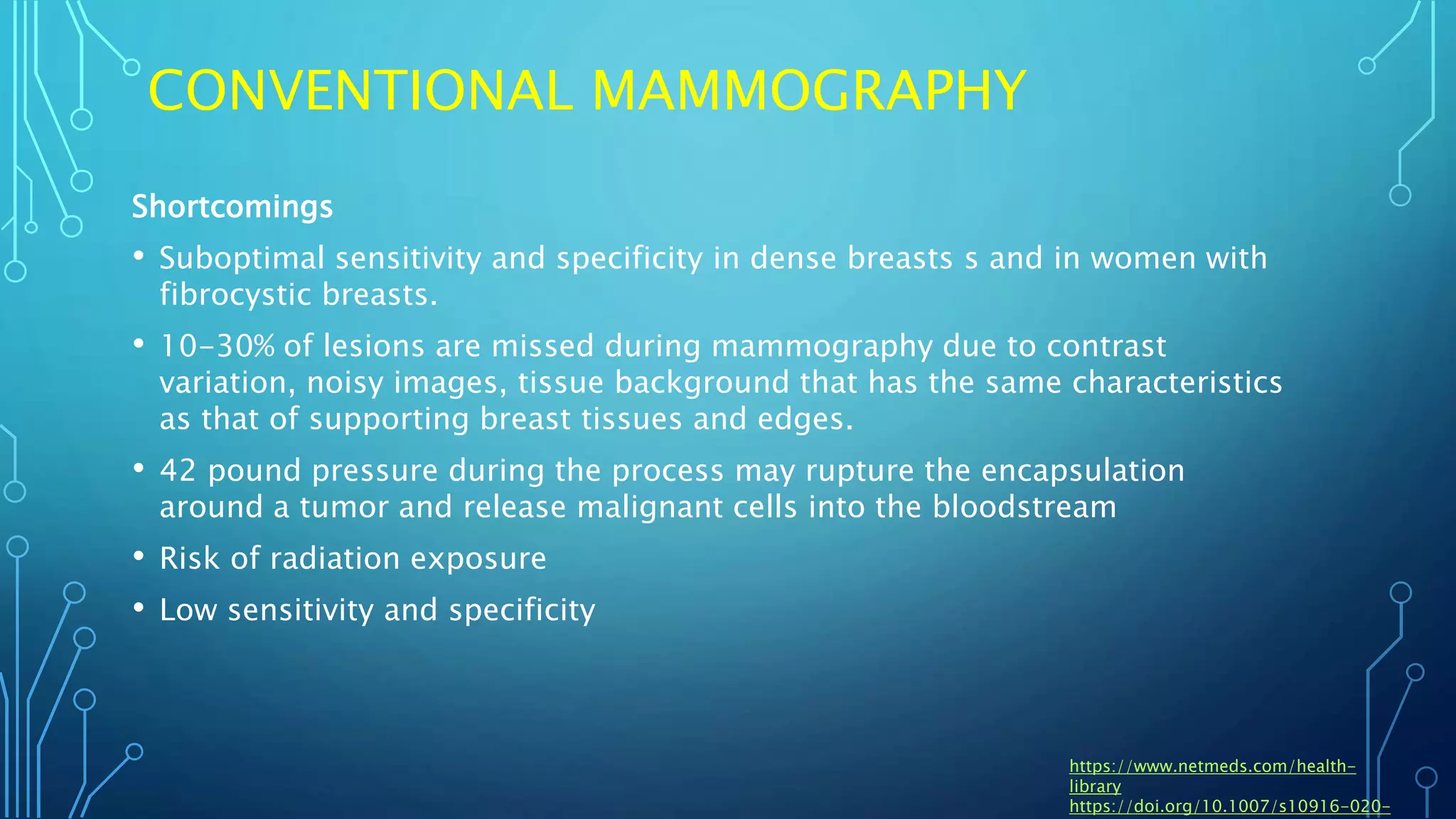 Overview of breast cancer screening and diagnosis | PPTX