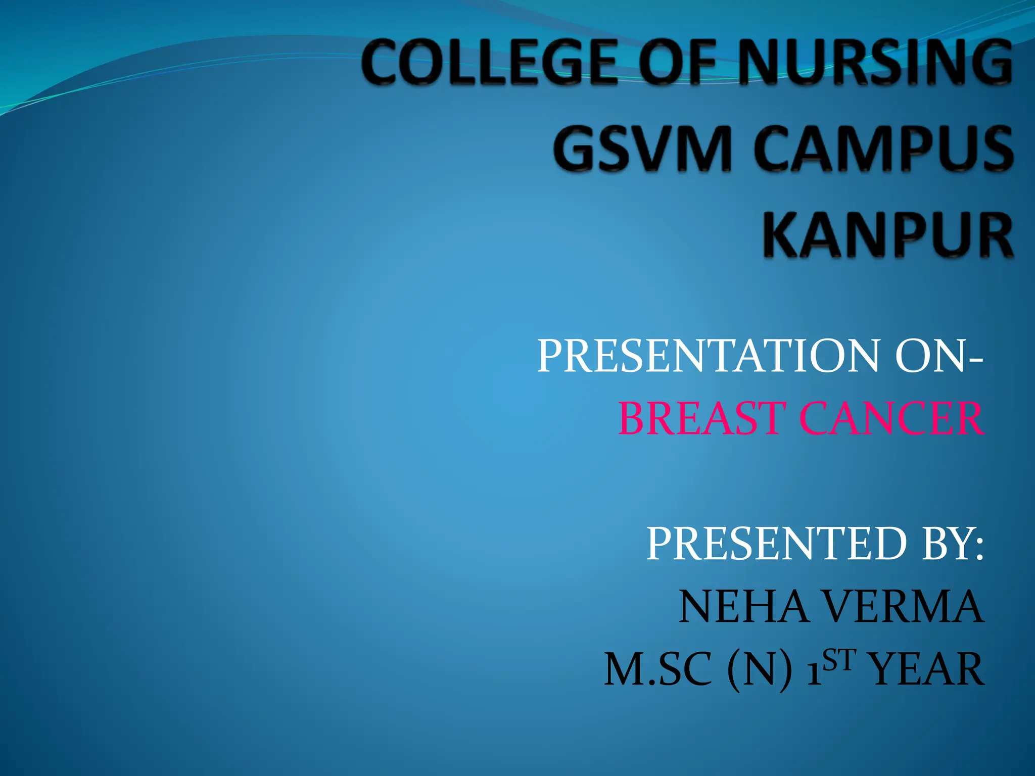 breast cancer ppt (1).pptx | Cancer | Diseases and Conditions