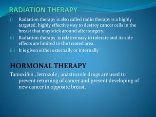 breast cancer ppt (1).pptx | Cancer | Diseases and Conditions