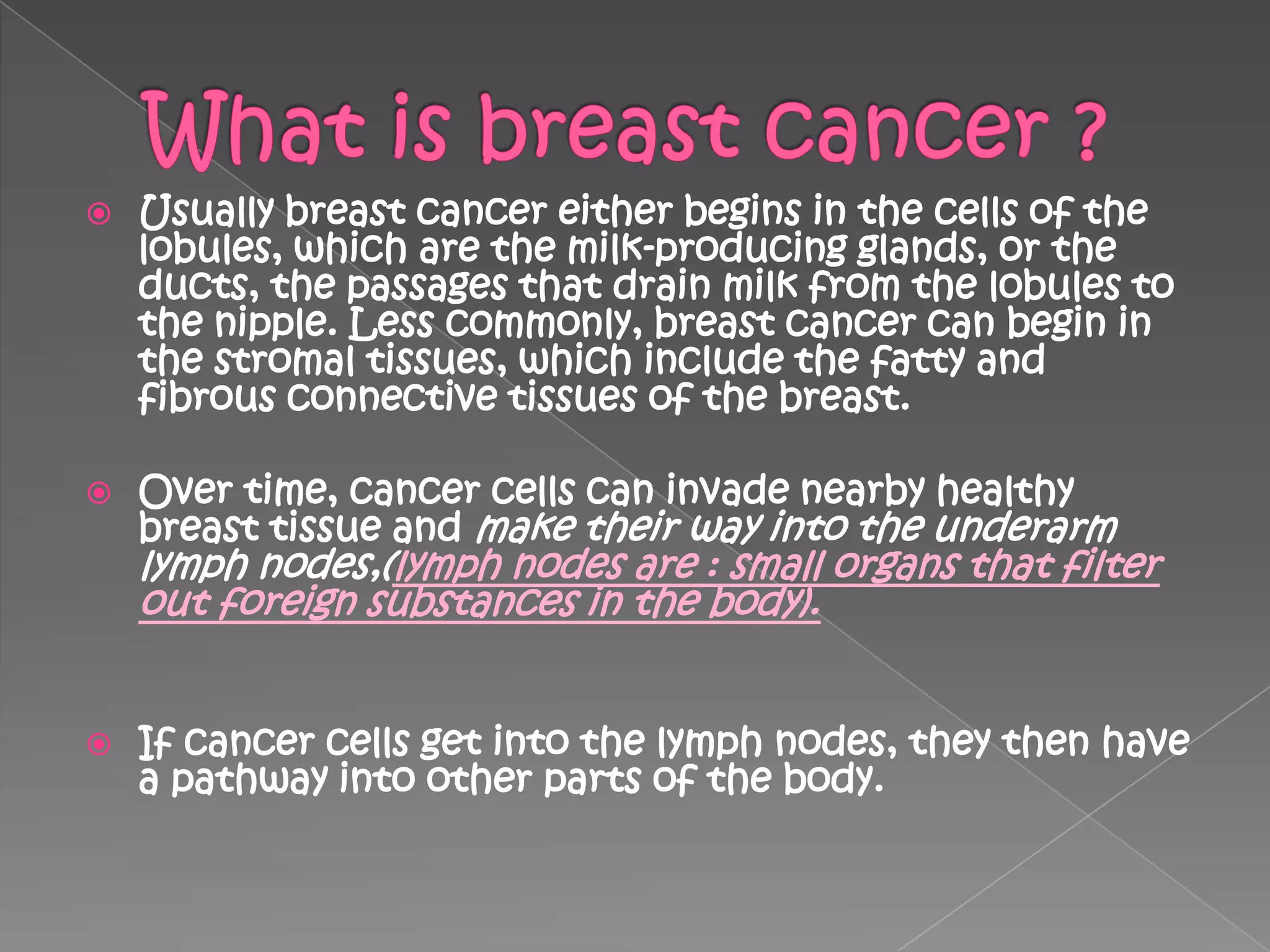 Breast Cancer Awareness Presentation | PPTX