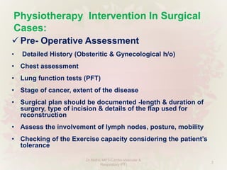 Breast cancer rehabilitation | PPTX