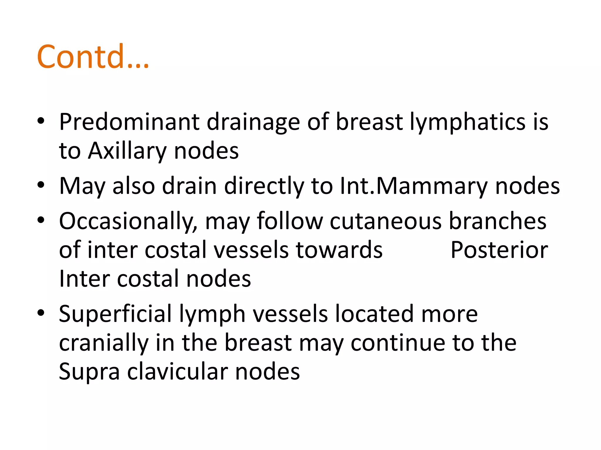 Breast cancer relevant anatomy | PPTX