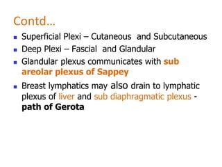 Breast cancer relevant anatomy | PPTX