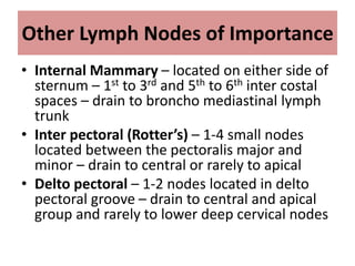 Breast cancer relevant anatomy | PPTX