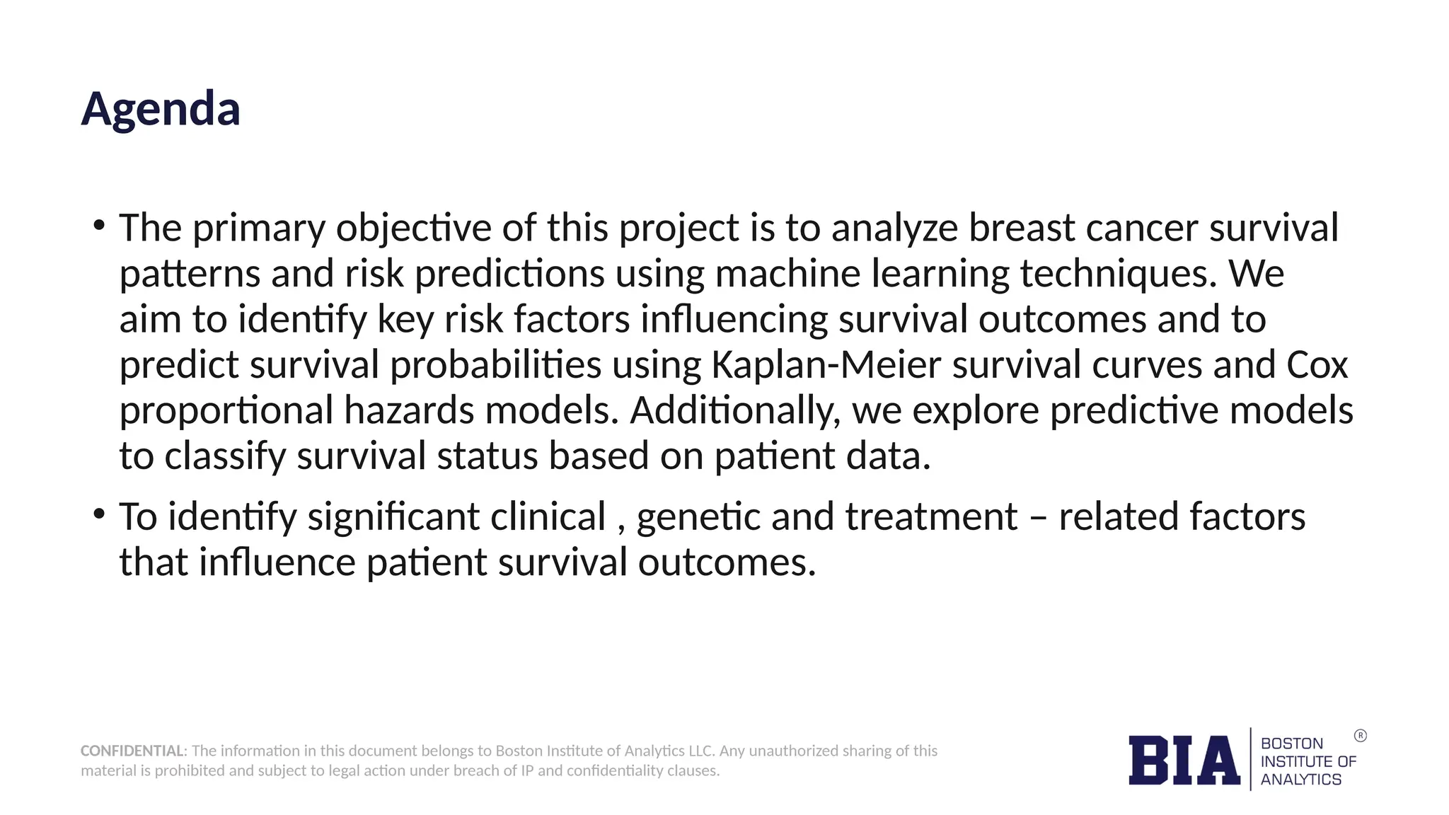 Breast Cancer Risk Prediction: Leveraging Data for Early Detection and ...