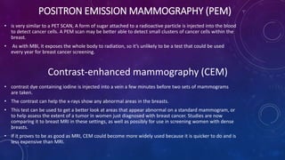 Breast cancer screening | PPTX