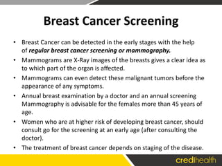 Why go for Early Breast Cancer Screening? | PDF