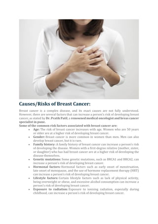 Breast Cancer Treatment in Pune - Dr Pratik Patil.pdf