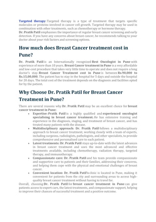 Breast Cancer Treatment in Pune - Dr Pratik Patil.pdf
