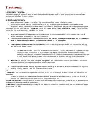 Breast cancer written report | PDF