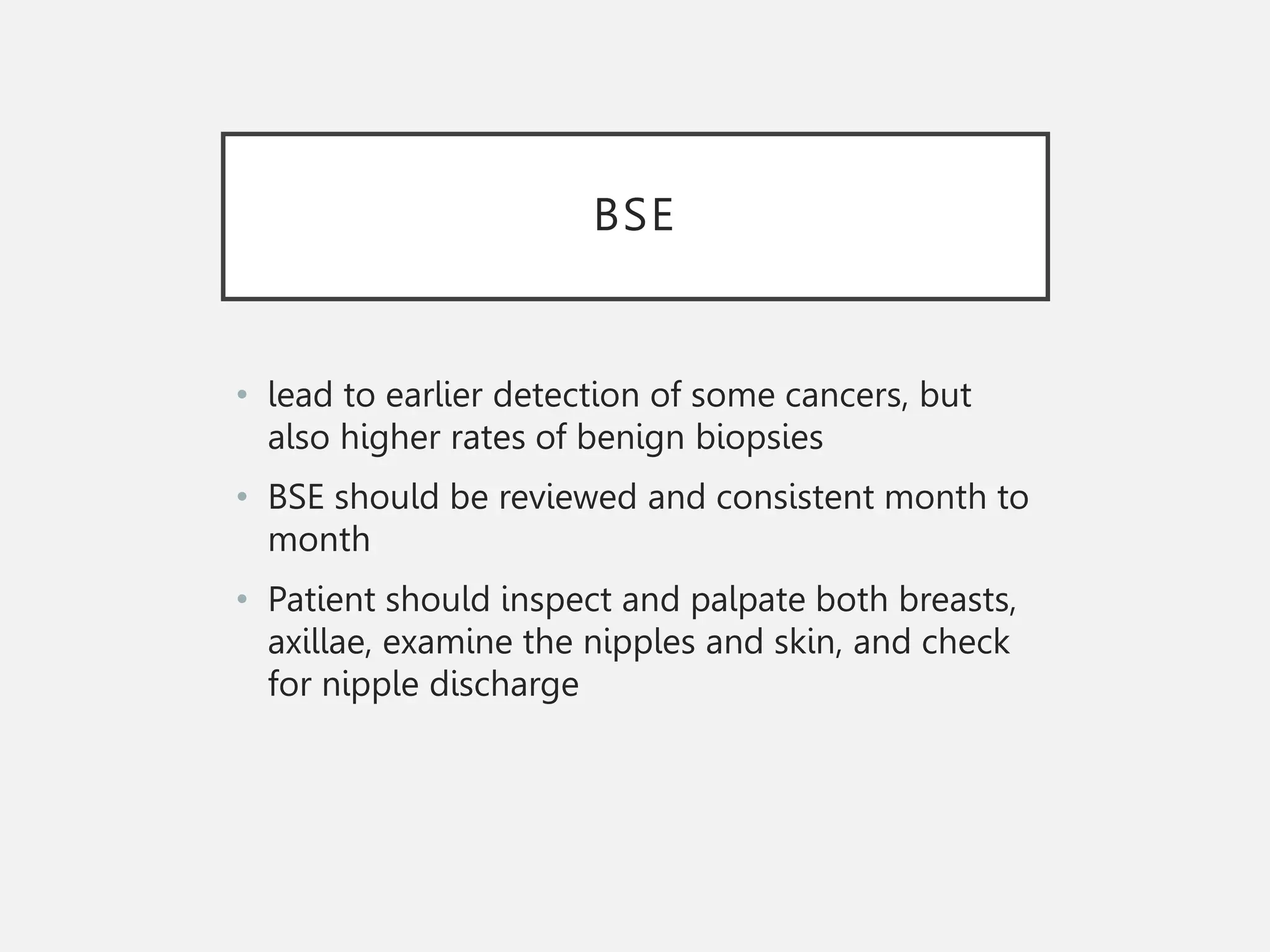 BREAST CA SCREENING for beginners newers | PPTX