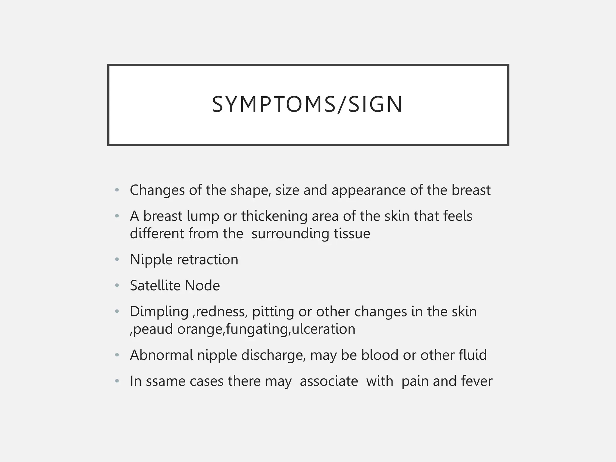 BREAST CA SCREENING for beginners newers | PPTX